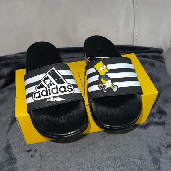 adidas | Shoes | Bart Simpson Adidas Adilette Slides Unisex | Poshmark